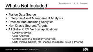 Unpacking The New Oracle BI Apps (Now With ODI!) | PPTX