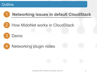 Network Virtualization with MidoNet in CloudStack | PPT