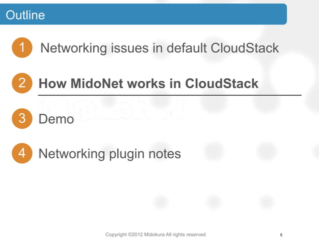 Network Virtualization with MidoNet in CloudStack | PPT