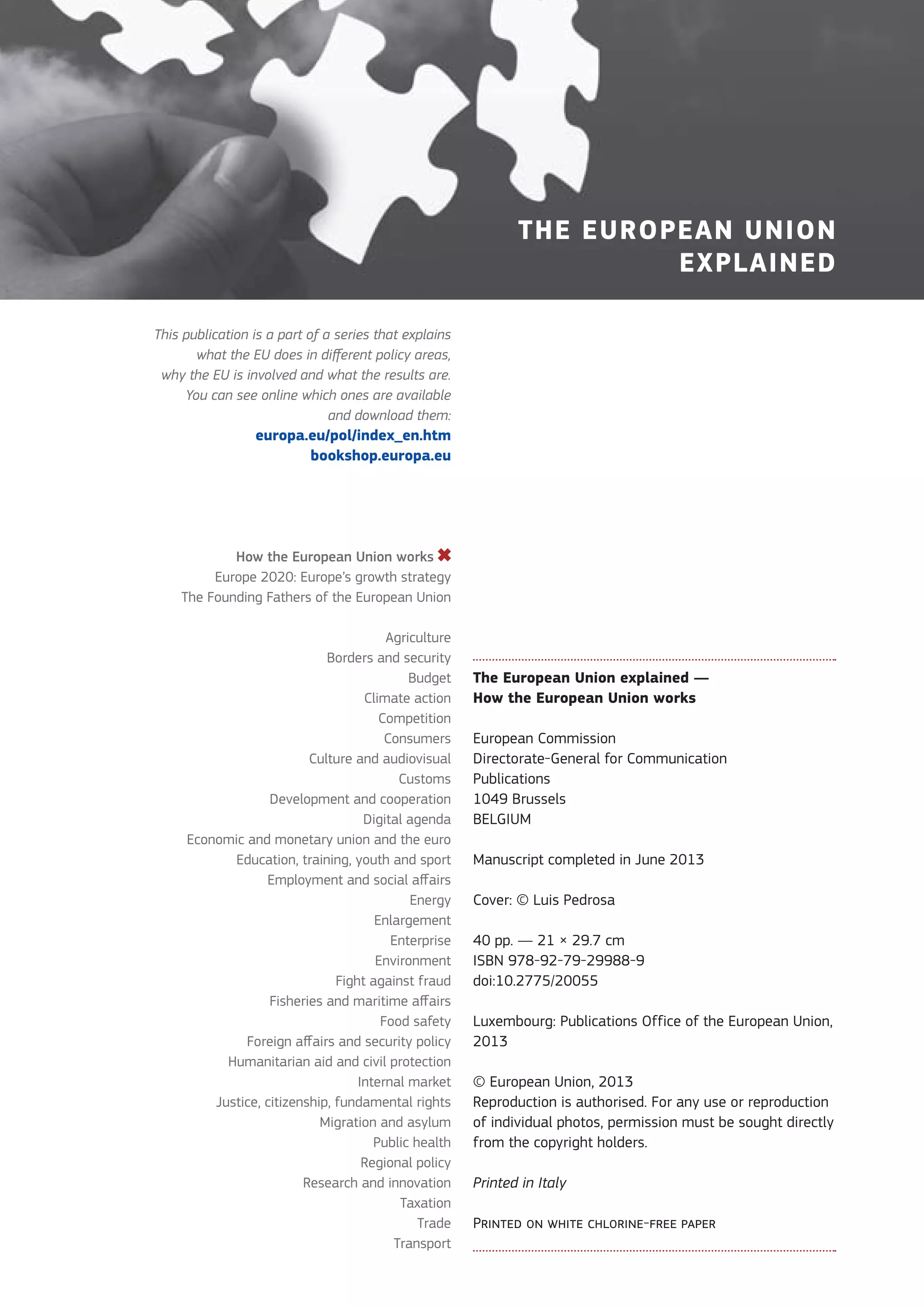 How the European Union Works | PDF