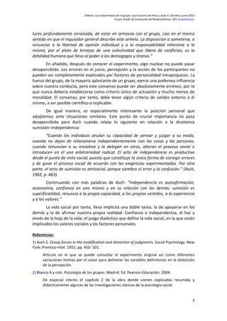 20130703 conformidad con el grupo. el experimento de asch | PDF