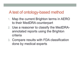 Diagnostic criteria and clinical guidelines standardization to automate ...