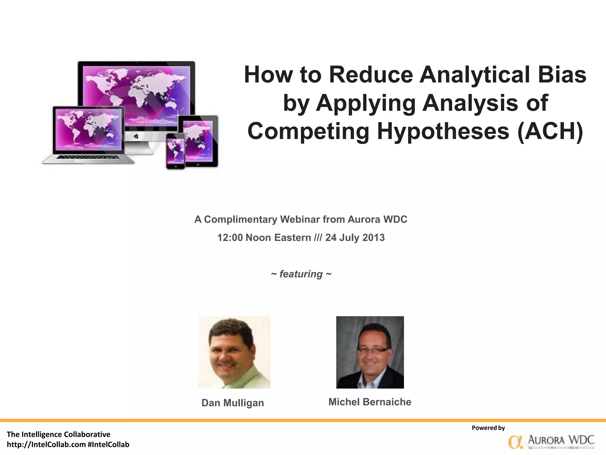 How to Reduce Analytical Bias by Applying Analysis of Competing ...