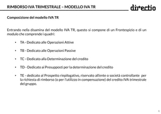Modello IVA TR | PDF