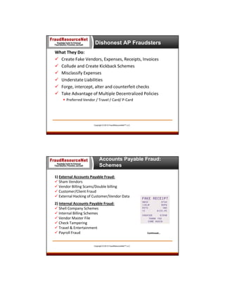 Best Practices in Detecting Payable Fraud Using Data Analytics | PDF | Web Conferencing ...