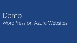 WordPress と Azure の素敵な関係 version 3.6 | PPT