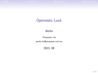 Optimistic Offline Locking | PDF | Databases | Computer Software and ...