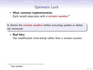 Optimistic Offline Locking | PDF | Databases | Computer Software and Applications