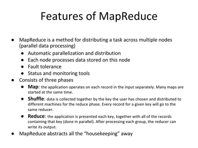 Hadoop, HDFS, MapReduce and Pig | PDF | Computing | Technology & Computing