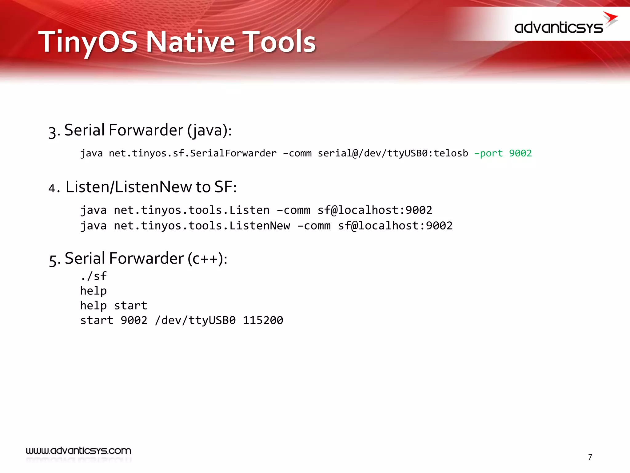 TinyOS Course 02 Serial Communication | PDF