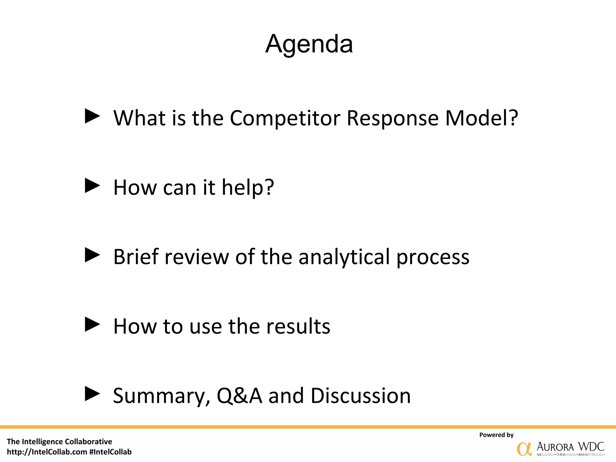 How to Use Competitor Response Modeling to Forecast Competitor Actions ...