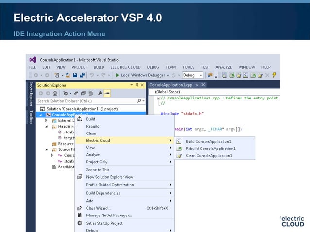 Accelerate Your Visual Studio Software Build Environment with ElectricAccelerator | PPT