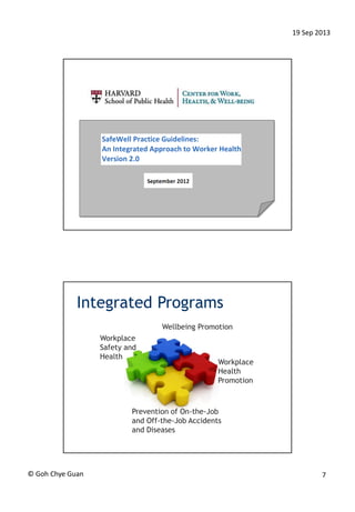 Total Workplace Safety and Health (TWSH) | PDF
