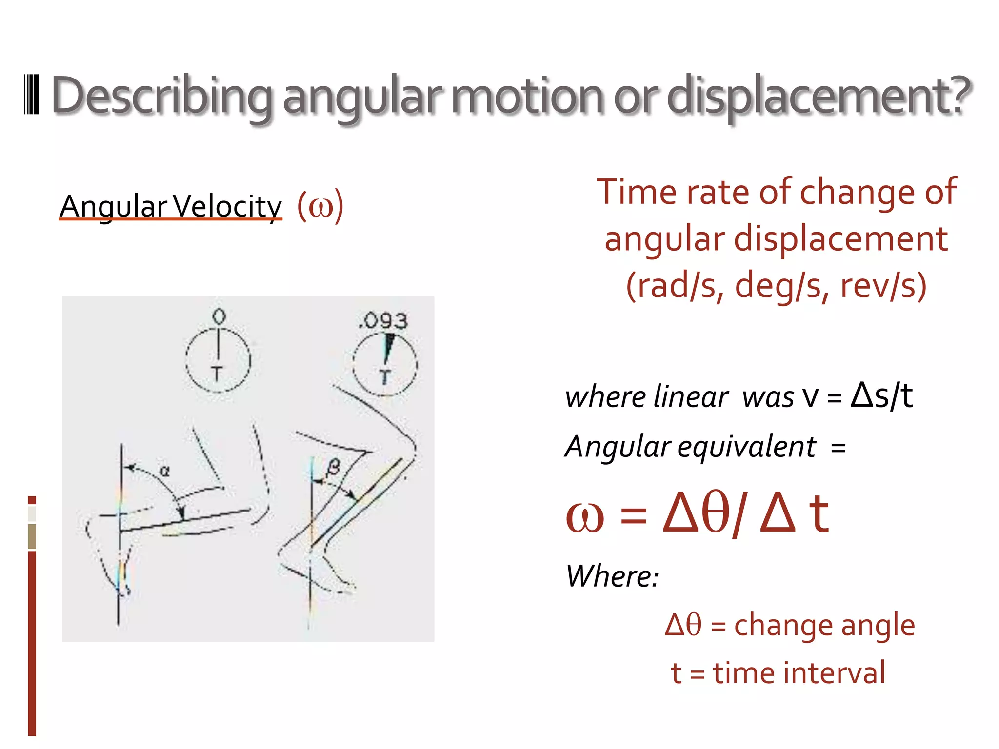 angular kinematics | PPTX