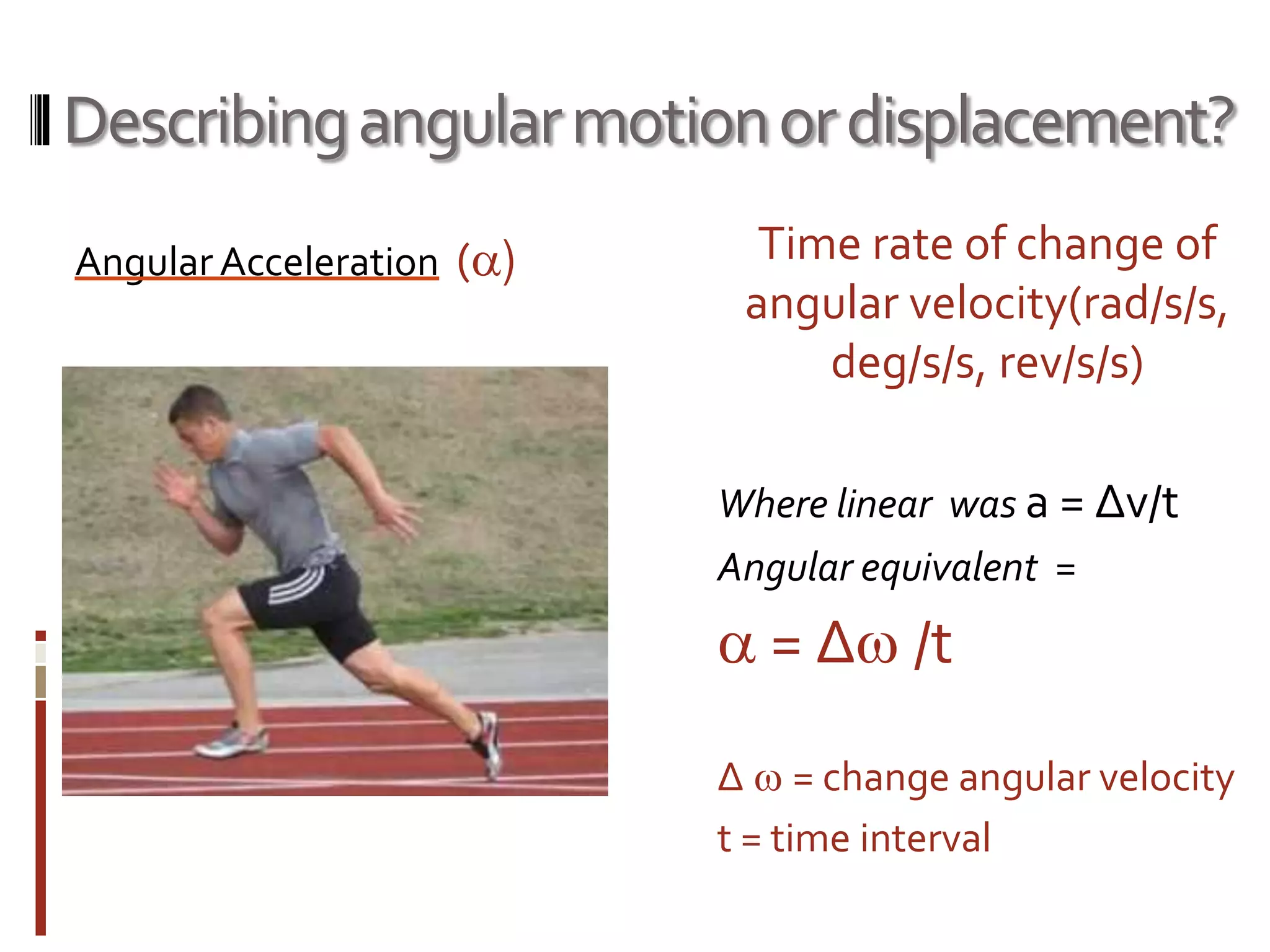 angular kinematics | PPTX