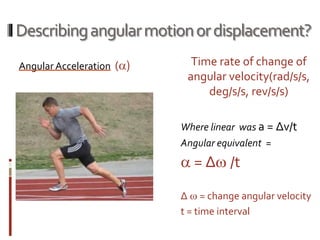 Angular Velocity Sport