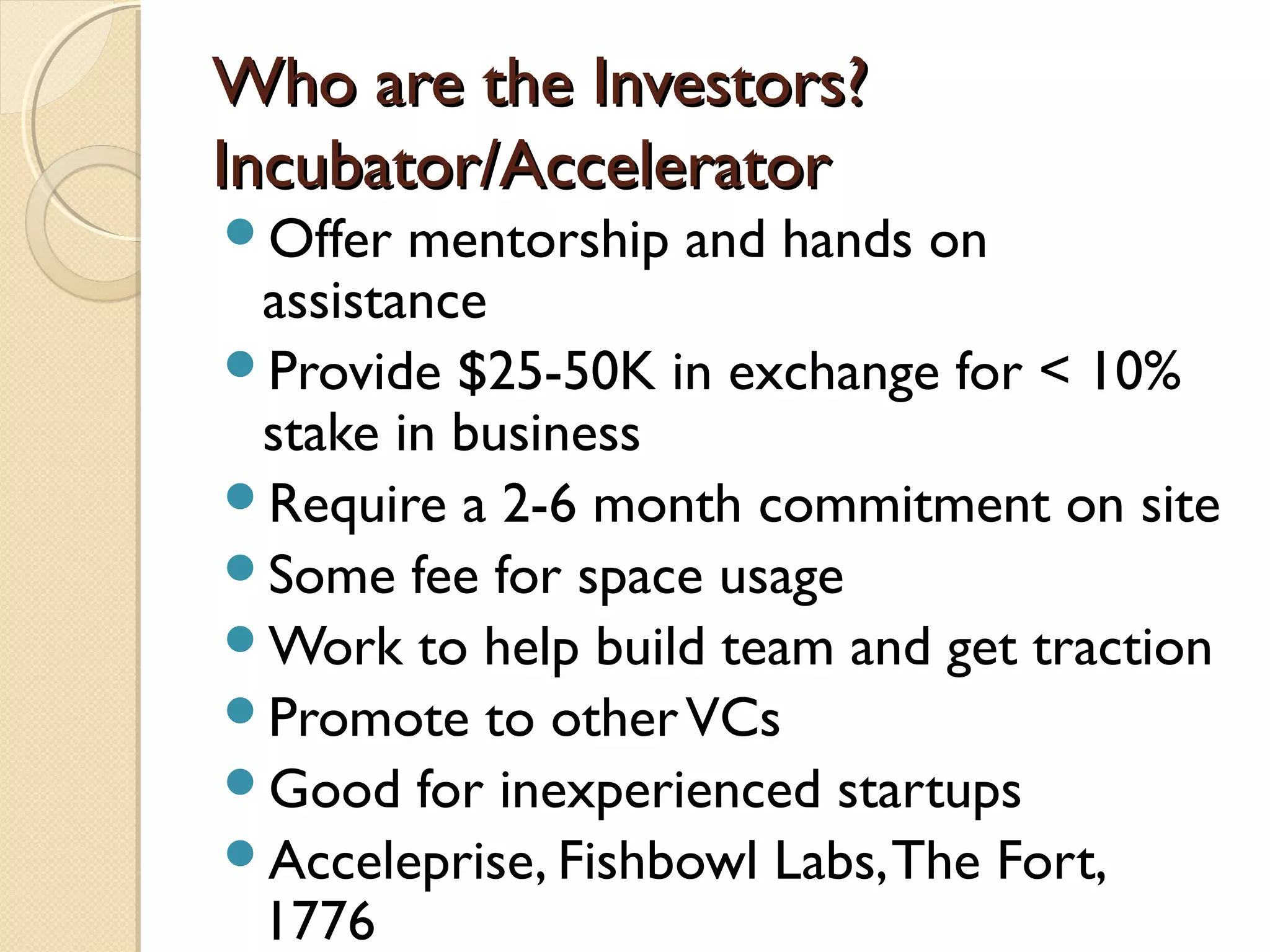 Alternative Sources of Funding | Charlie Kiser | PPT