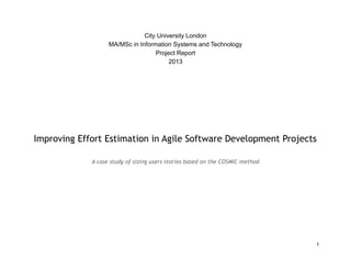 Improving Effort Estimation in Agile Software Development Projects | PPT