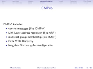 Short Introduction to IPv6 | PDF | Computer Networking | Computing