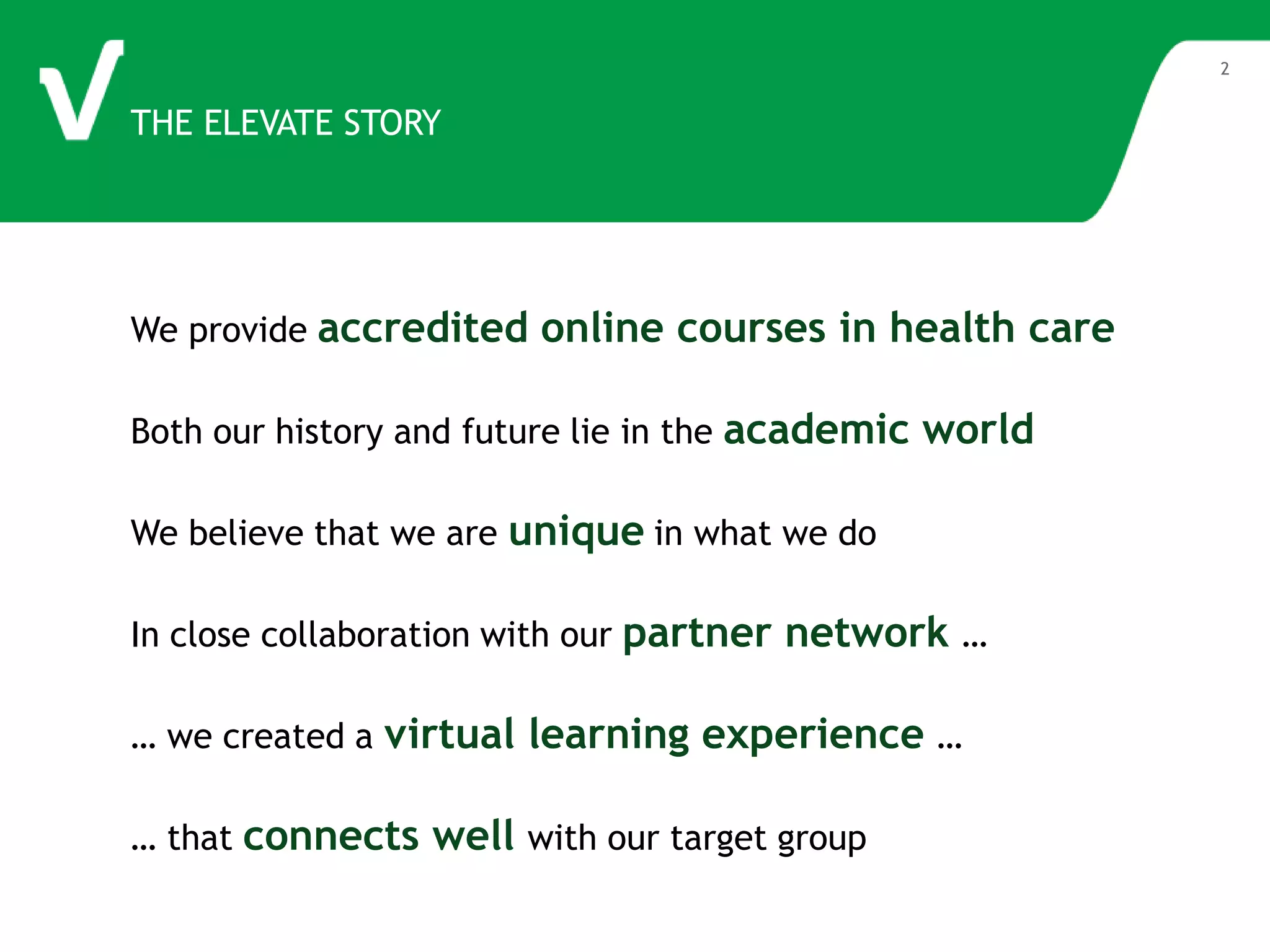 The Elevate story | PPTX