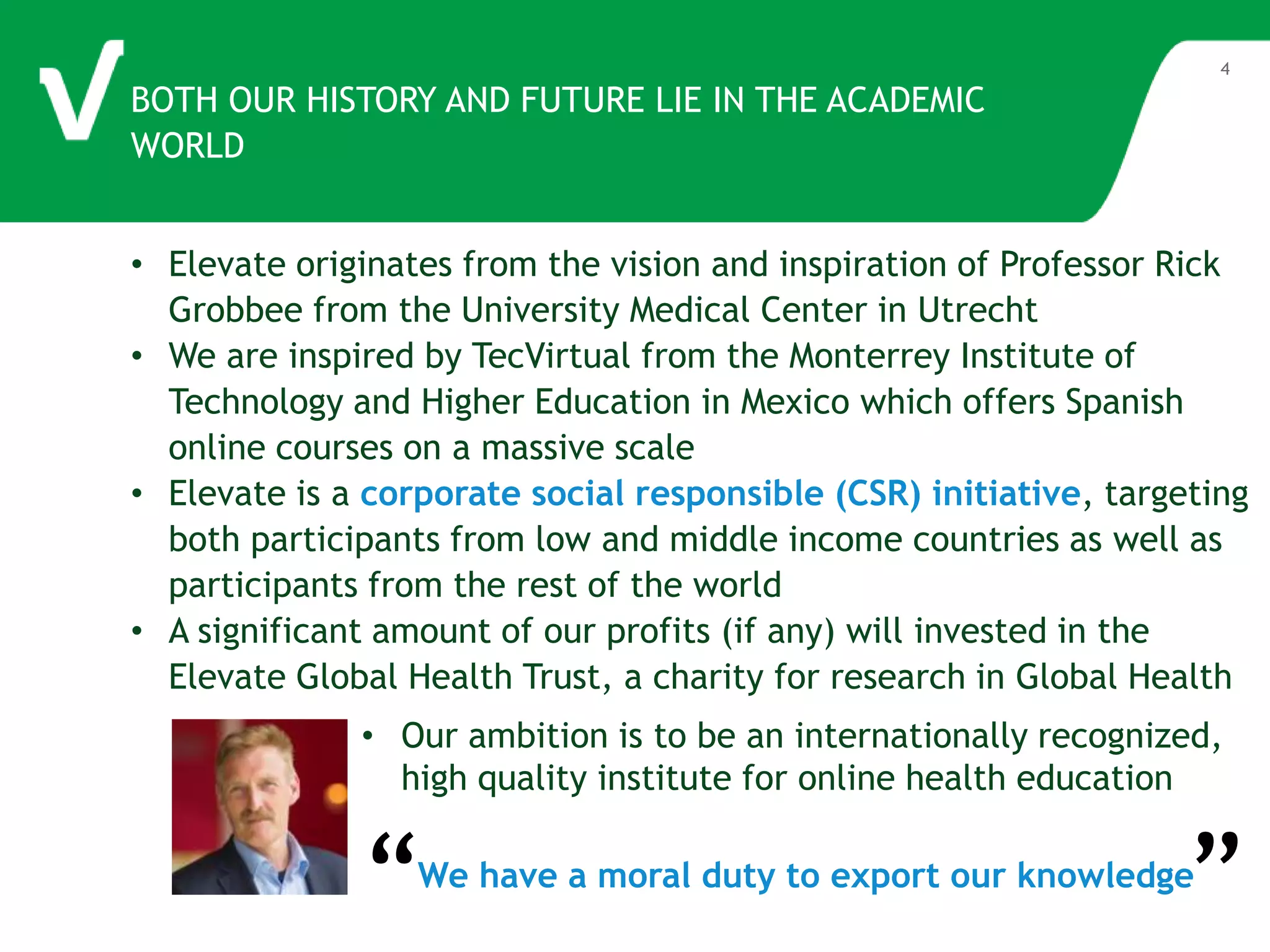 The Elevate story | PPTX