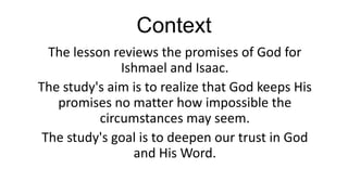 Ishmael and Isaac | PPTX