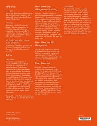 201310 Risk Aggregation and Reporting. More than Just a Data Issue | PDF