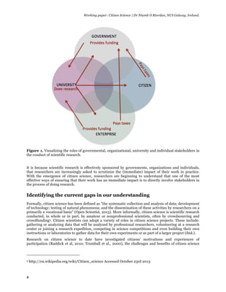 An initial exploration of Citizen Science | PDF