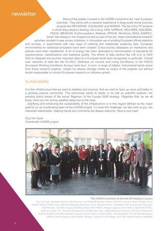 2013/11 InGRID newsletter | PDF | Business | Business and Finance