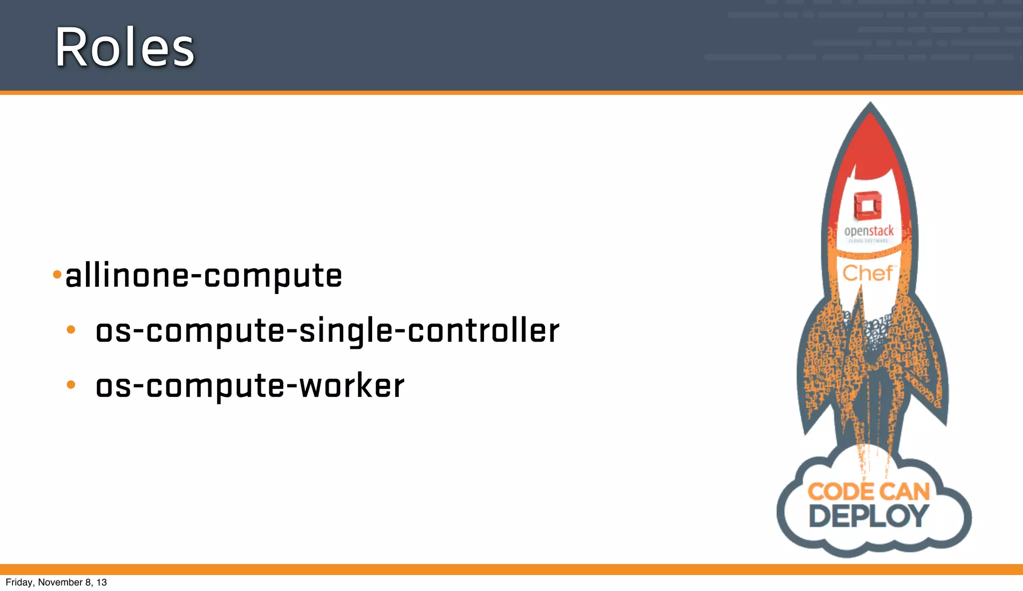 OpenStack Deployment with Chef Workshop | PPT