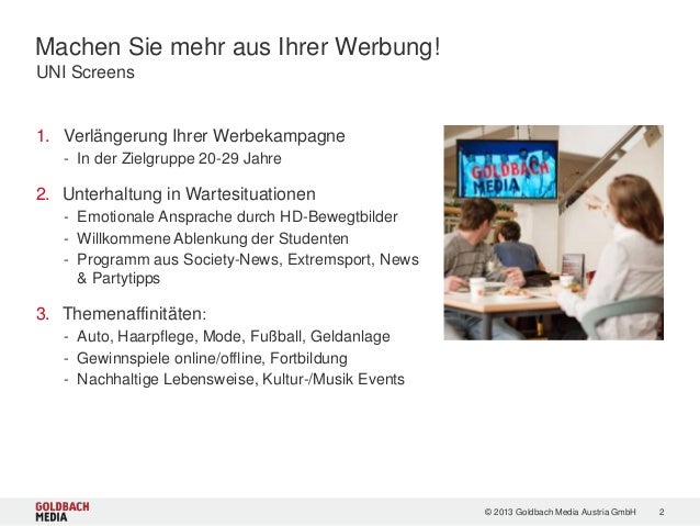 Goldbach Media Austria | UNI Screens