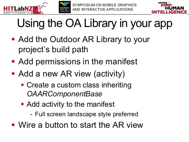 A Step-by-step guide to Building a Mobile Outdoor AR Application
