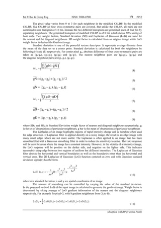 Modified CSLBP | PDF