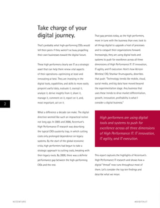 201311 High performers in IT: Defined by Digital. Accenture High ...