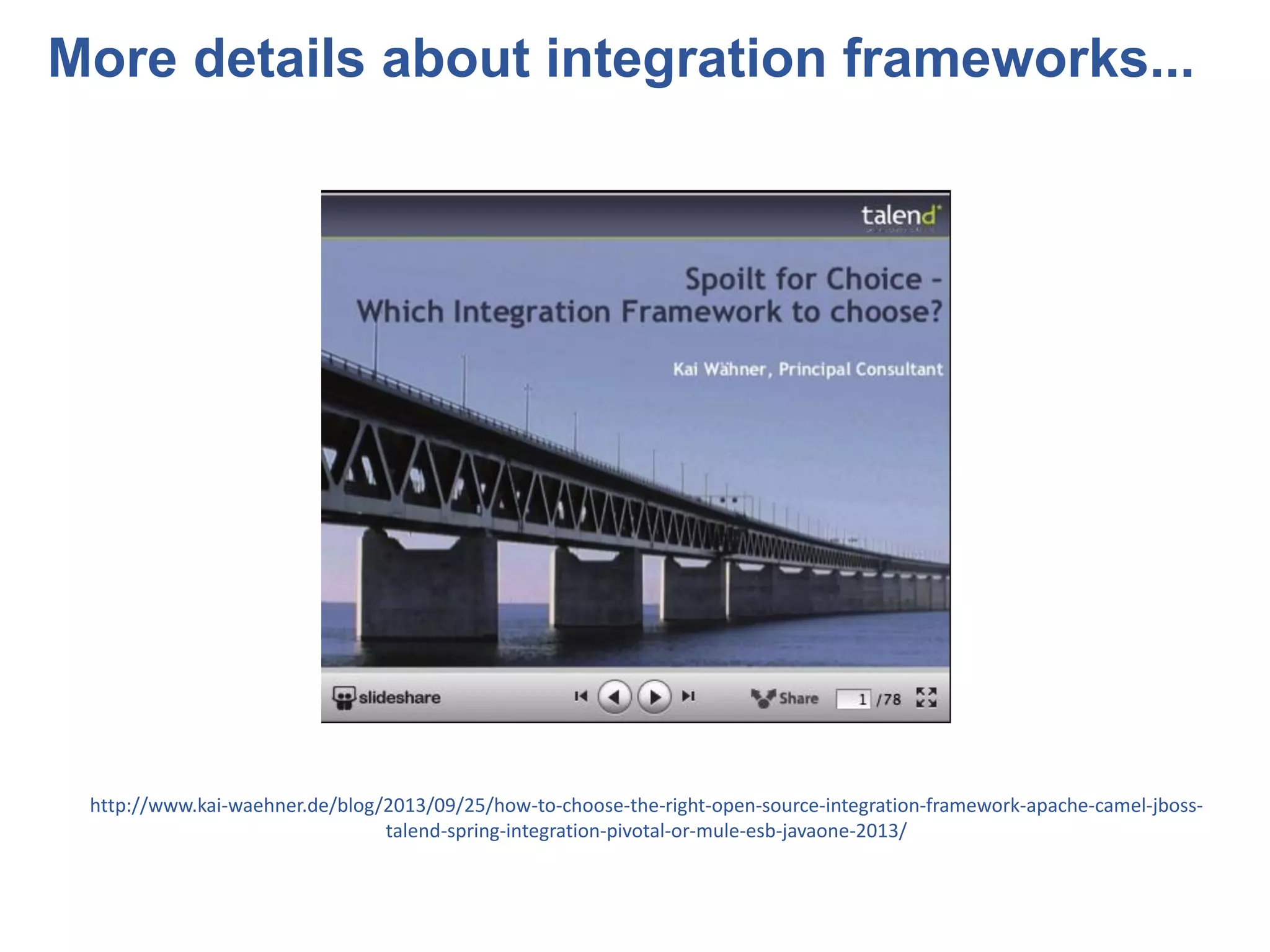 Enterprise Integration Patterns Revisited Eip Apache Camel Talend
