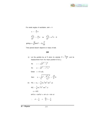 CBSE XI PHYSICS QUESTION PAPER | PDF | Physics | Science