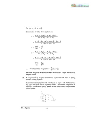 CBSE XI PHYSICS QUESTION PAPER | PDF | Physics | Science