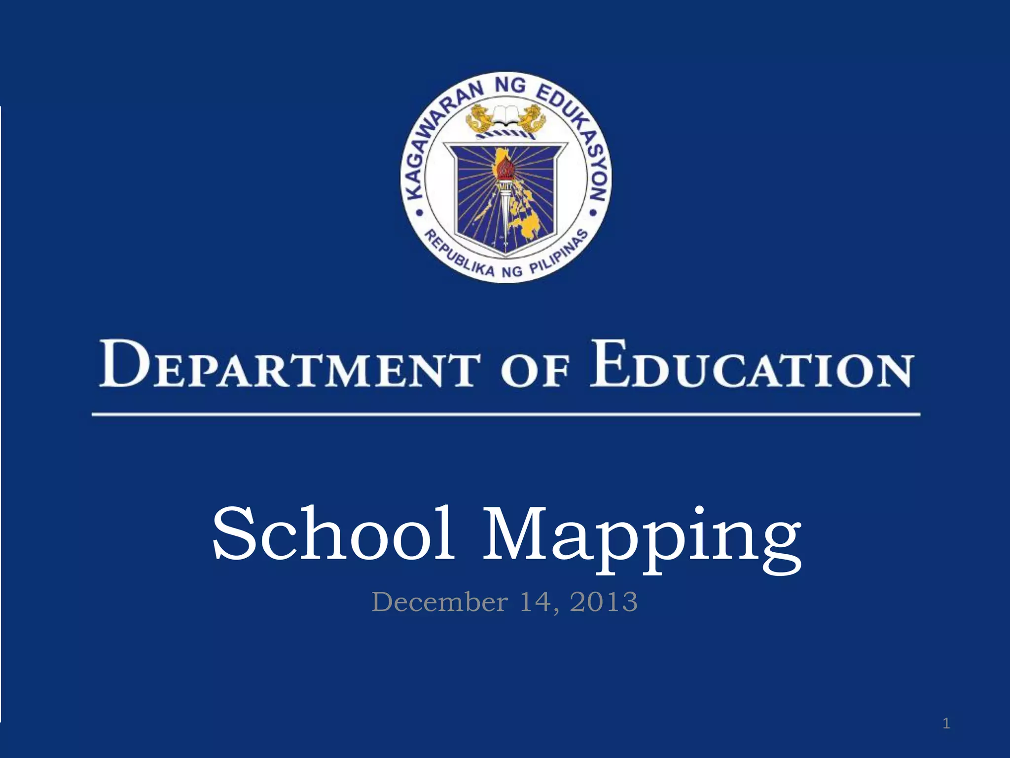 DepEd's Schools Mapping Initiative | PDF