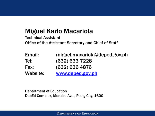 DepEd's Schools Mapping Initiative | PDF | Professional School ...