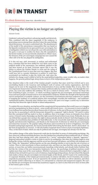 It's About Democracy (IT In Transit #22) | PDF