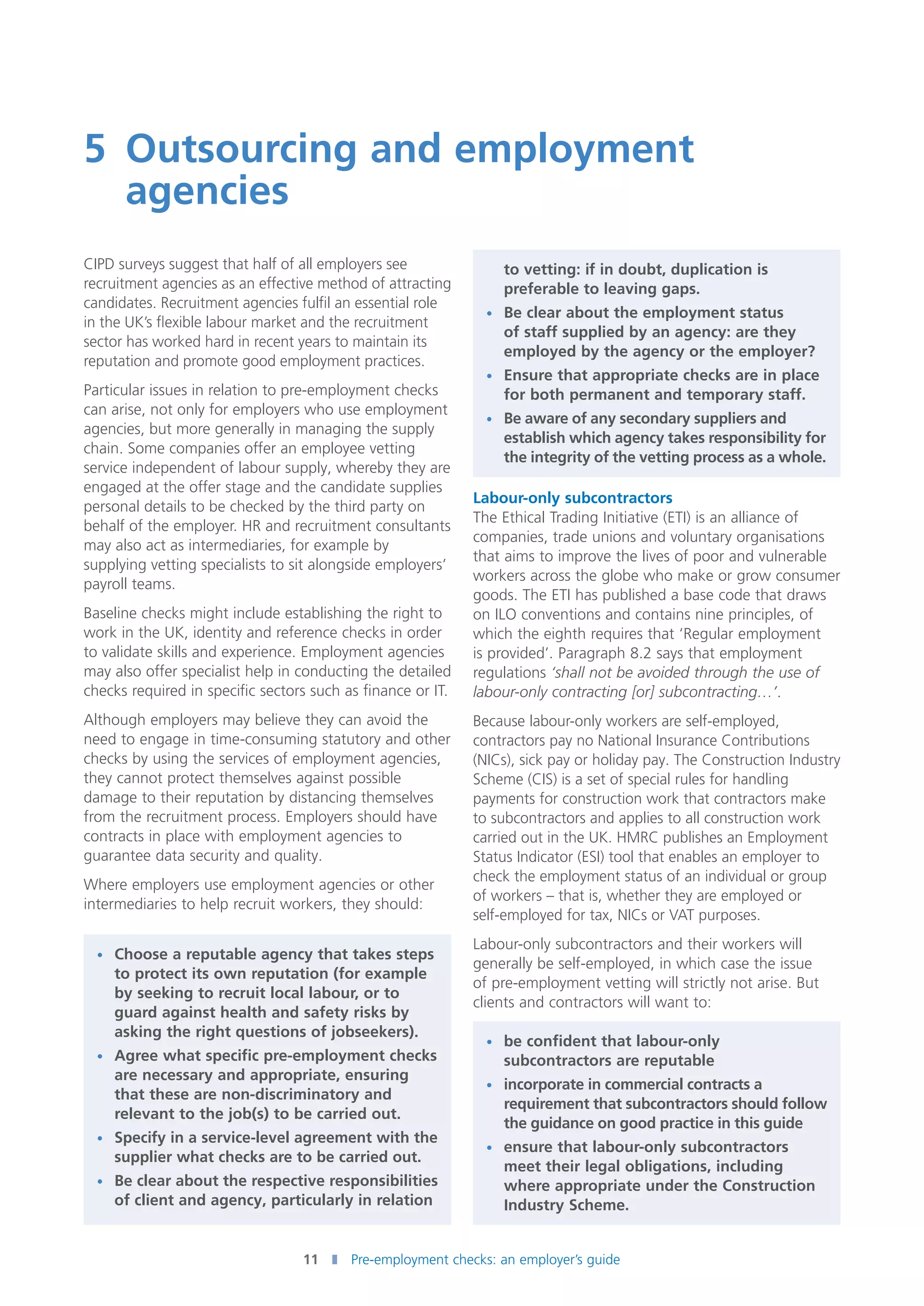 Pre-Employment Checks: An Employers Guide | PDF