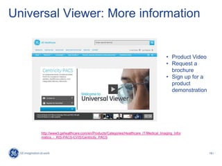 2013131 webinar slidedeck_ge_universal_viewer_final | PPTX