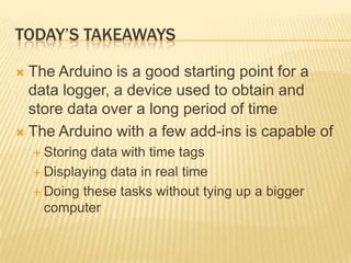 2013 1 arduino_datalogger | PPT