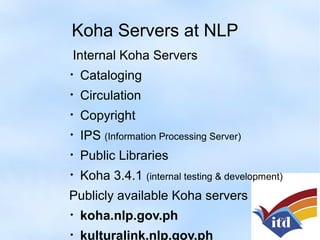 2013 1st koha training | ODP