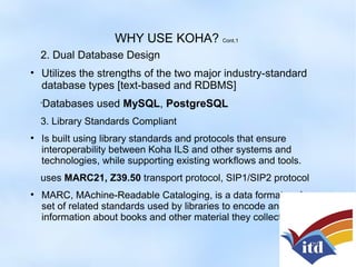 2013 1st koha training | ODP