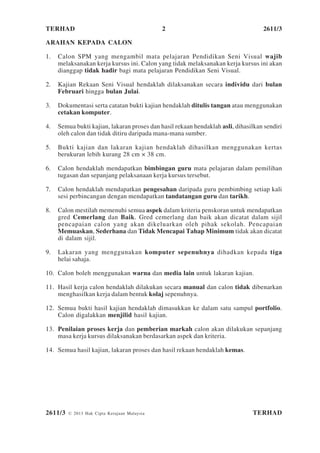 KERJA KURSUS PSV 2013 | PDF