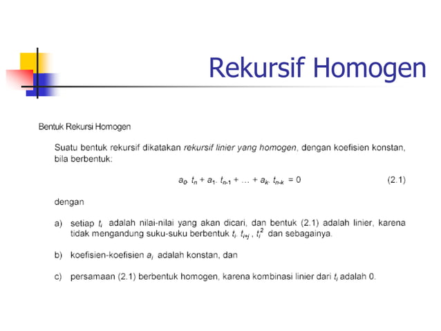 2013 4 Algoritma Design And Analysis Recurrenceppt