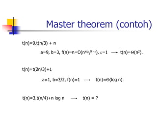 2013 4-Algoritma Design and Analysis Recurrence.ppt