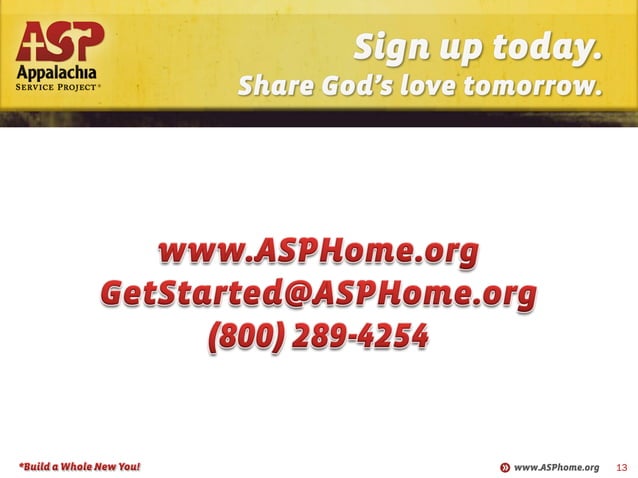Appalachia Service Project - Overview | PDF