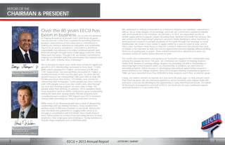 EECU Credit Union 2013 Annual Report | PDF